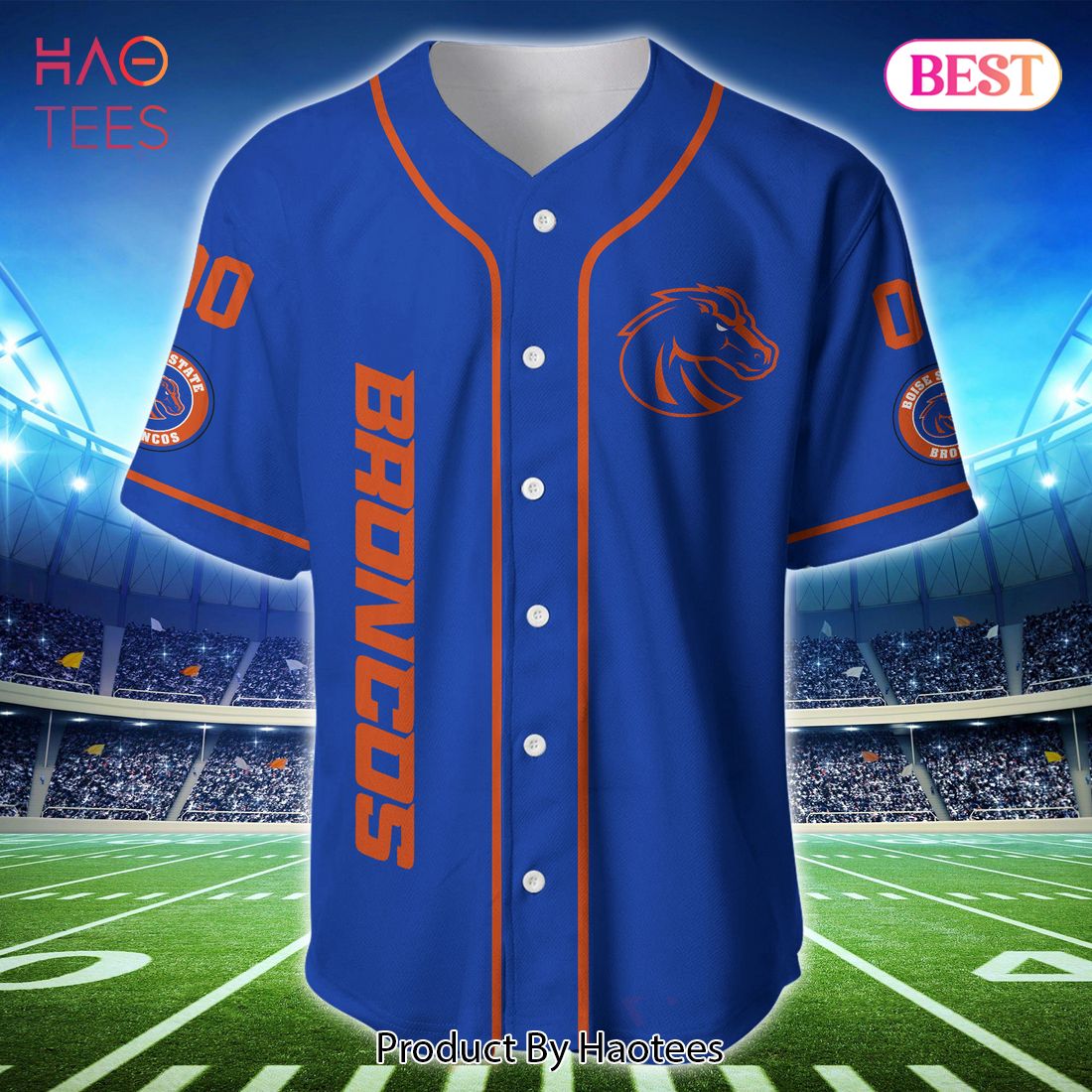 THE BEST NCAA ABoise State Broncos Baseball Jersey