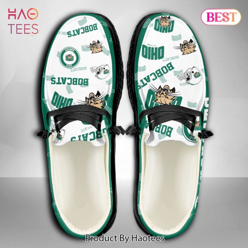 AVAILABLE NCAA Ohio Bobcats Custom Name Hey Dude Shoes