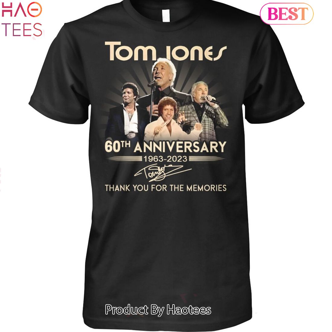HOT Tom Jones 60th Anniversary 1963-2023 Thank You For The Memories ...