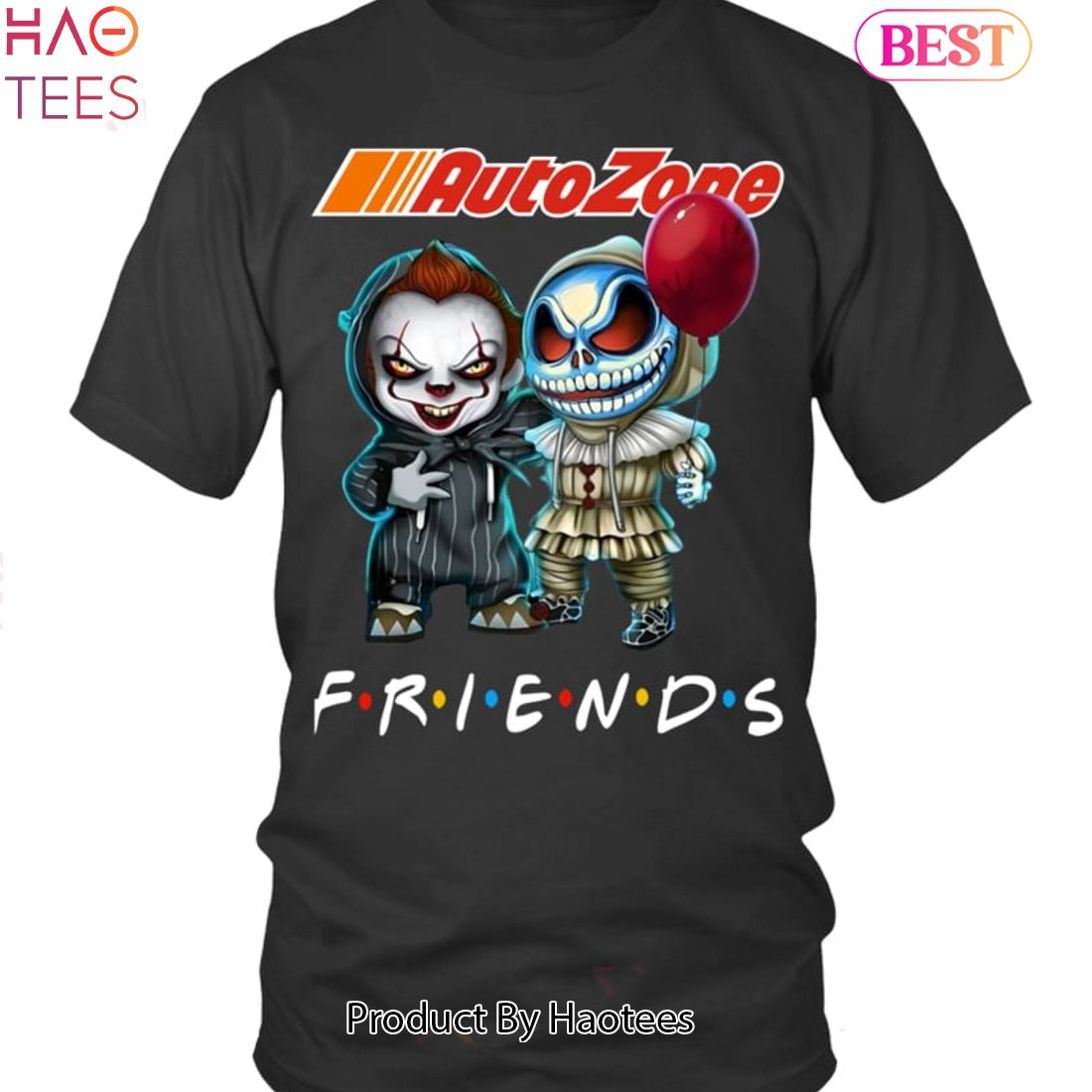 HOT TREND Autozone Halloween Friends Unisex T-Shirt