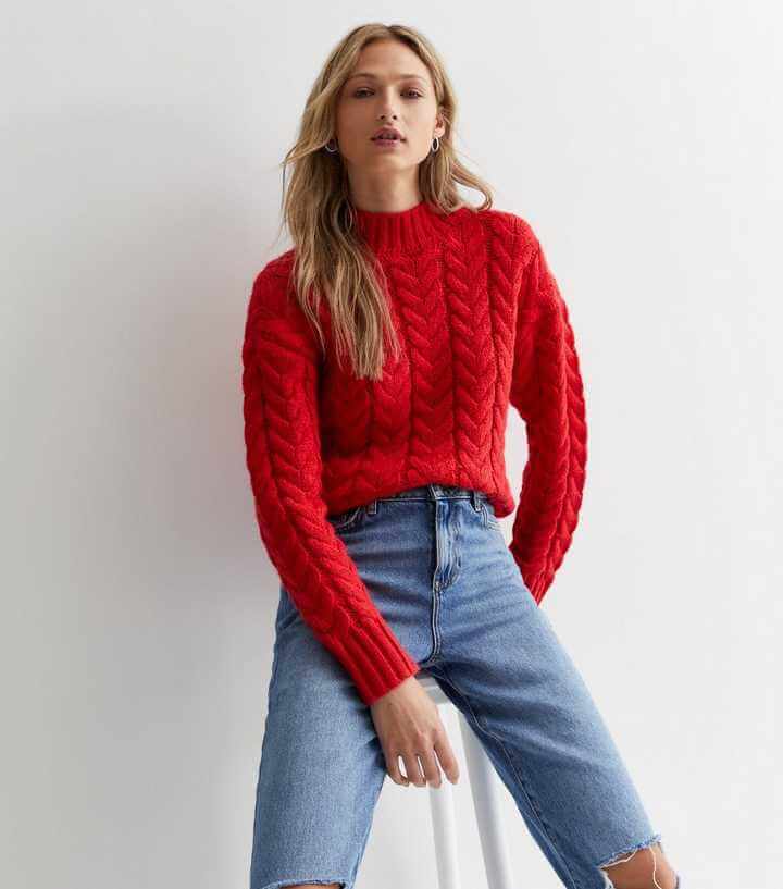 Elevate Your Style with a Dark Red Sweater: Stay Cozy and Make a Bold ...