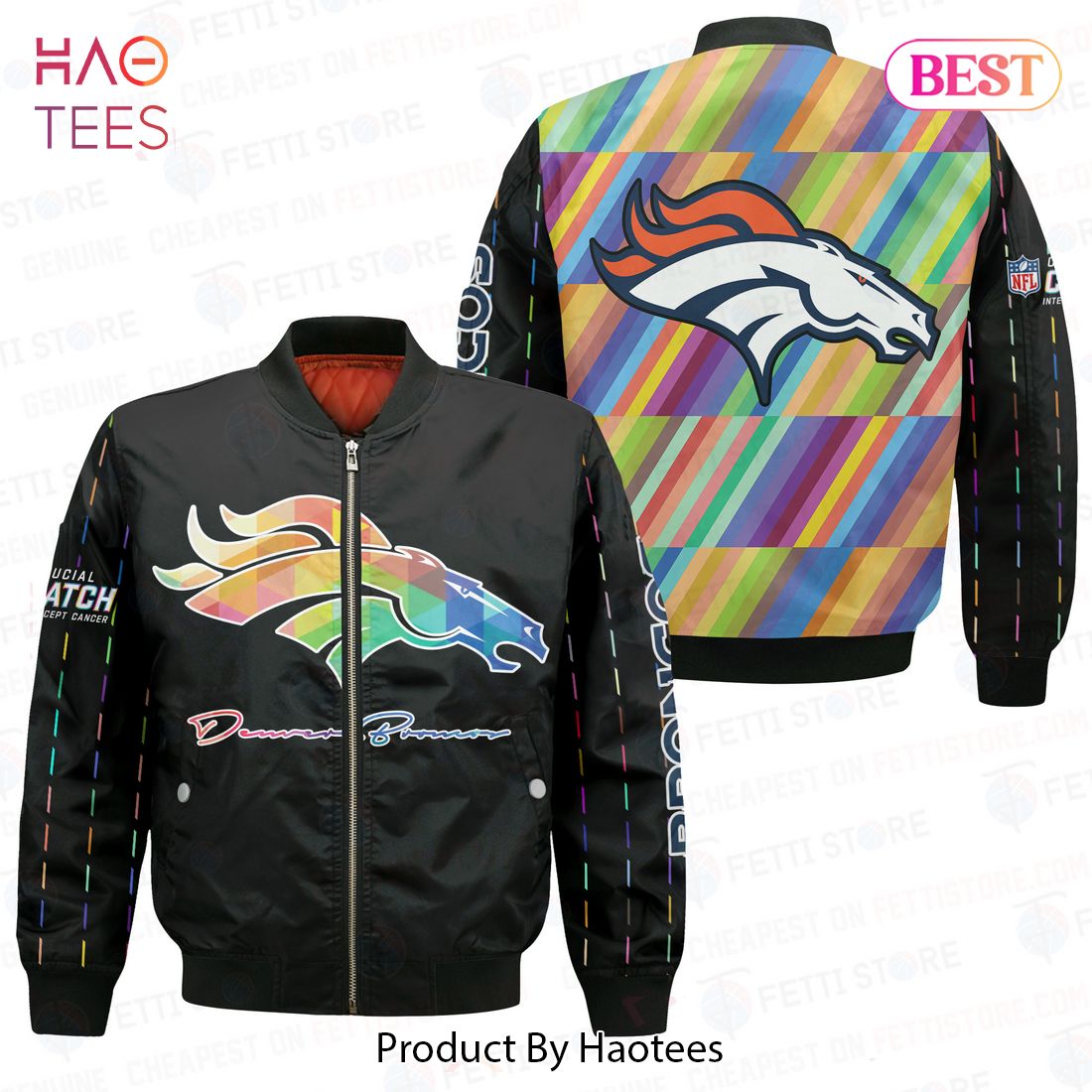 PREMIUM Denver BroncosNational Football League AOP Bomber Jacket