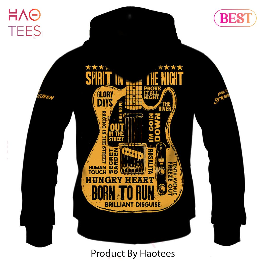Celebrating 60 Years of Bruce Springsteen's Singing Career Hoodie, T ...
