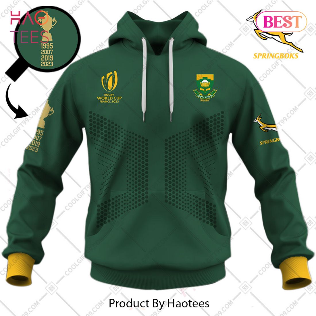 Personalized RWC 2023 Champions Springboks South Africa Hoodie, T-Shirt ...