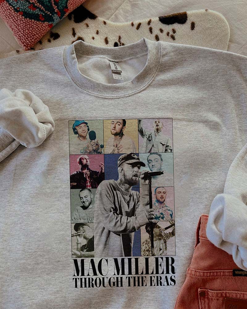 [AVAILABLE] Mac Miller Through The Eras Sweatshirt