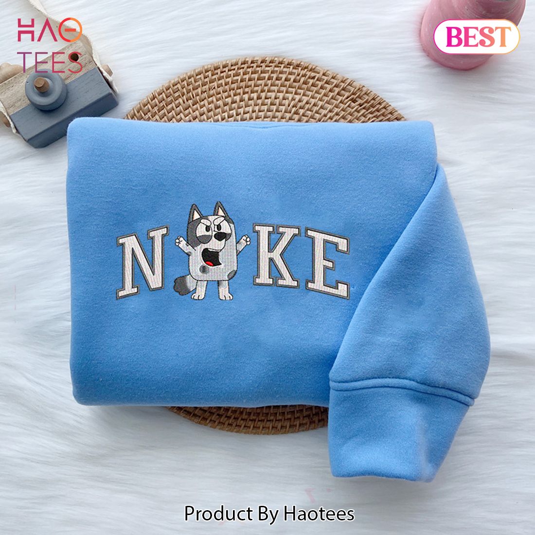 NEW Muffin Socks Bluey - Embroidered Sweatshirt