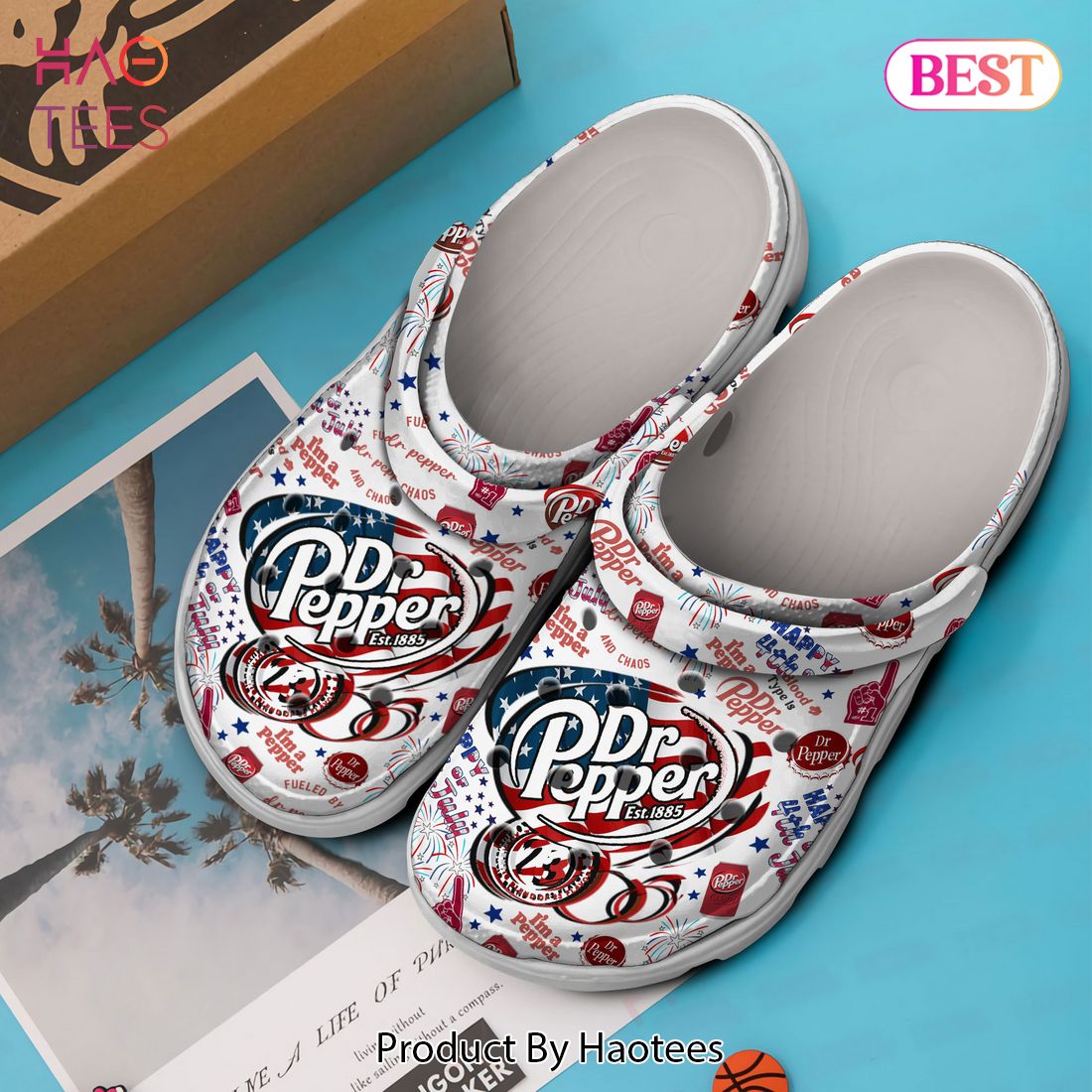 Dr Pepper Drink Crocs Crocband Clogs Shoes Comfortable For Men Women ...