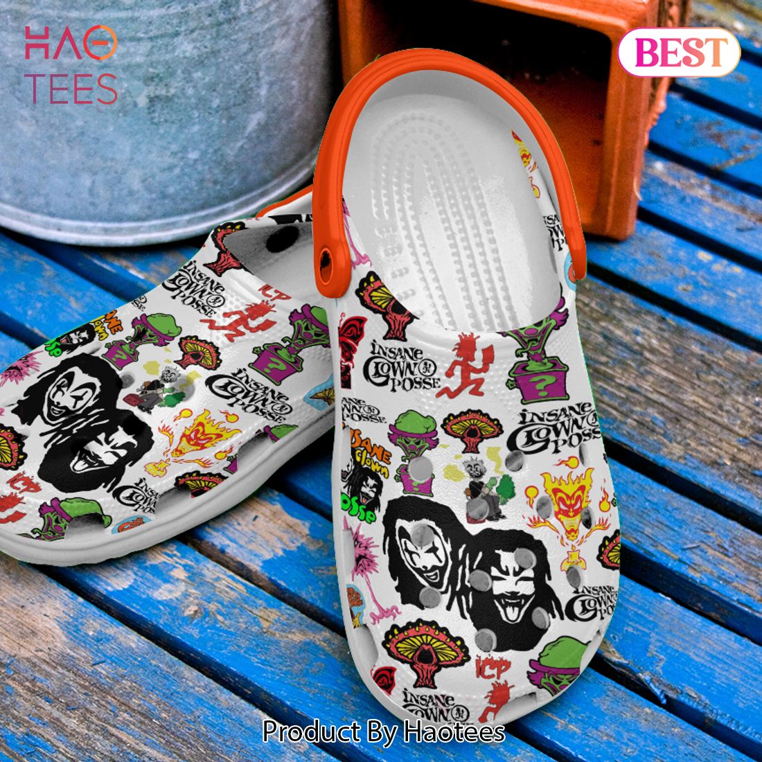 Insane Clown Posse Band MusicCrocs Crocband Clogs Shoes Comfortable For ...