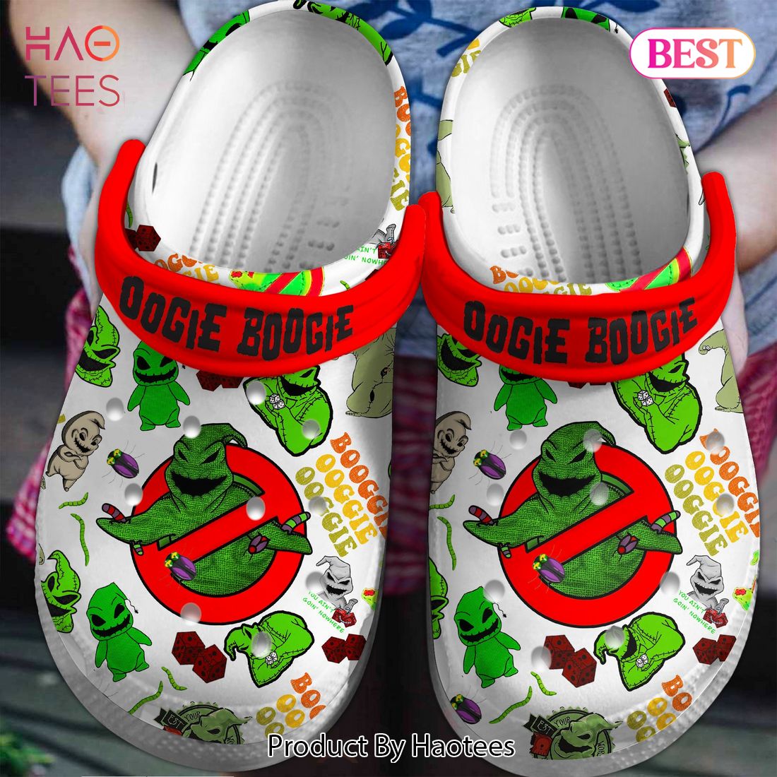 Oogie Boogie The Nightmare Before Christmas Movie Crocs Crocband Clogs ...