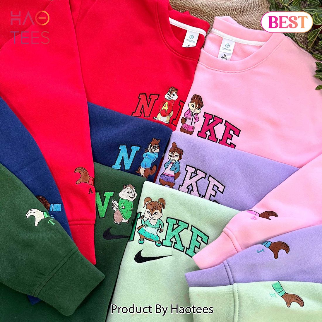 Alvin and the Chipmunks and Chipettes Embroidered Sweatshirt